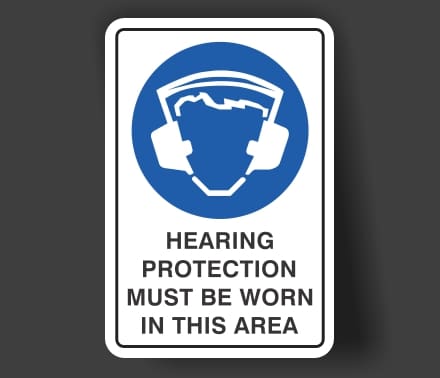 COR3010 | Corsign | HEARING PROTECTION MUST BE WORN