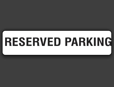 COR8005 | Corsign | Reserved Parking