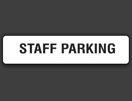 COR8003 | Corsign | Staff Parking