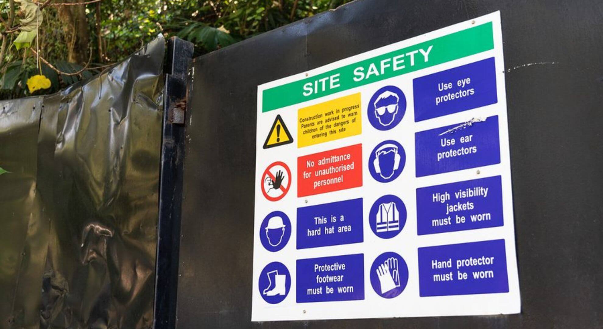 What Signage Is Needed On A Construction Site? | Corsign Https://www ...