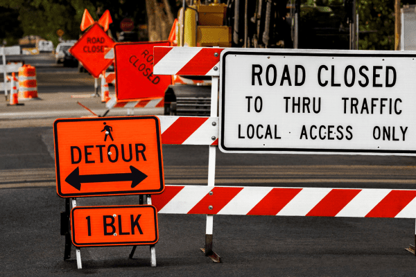 Temporary Traffic Control Signs | Corsign